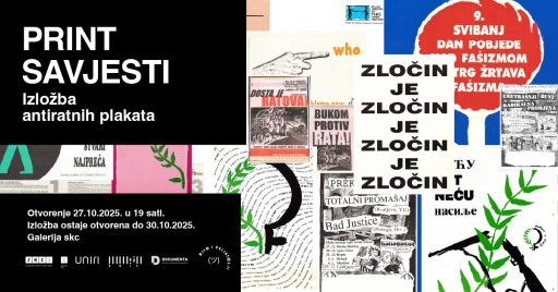 Galerija SKC: PRINT SAVJESTI – Izložba antiratnih plakata i tribina ...